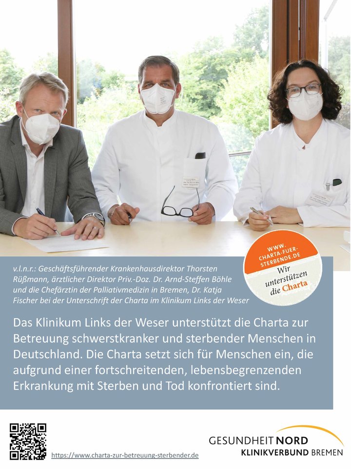 www.gesundheitnord.de: Charta zur Betreuung schwerstkranker und ...